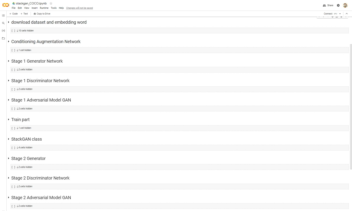نمونه کار StackGAN implementation