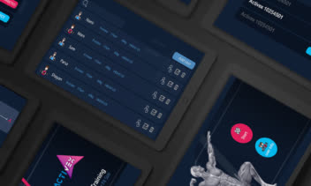 نمونه کار طراحی UI/UX دستگاه EMS ورزشی