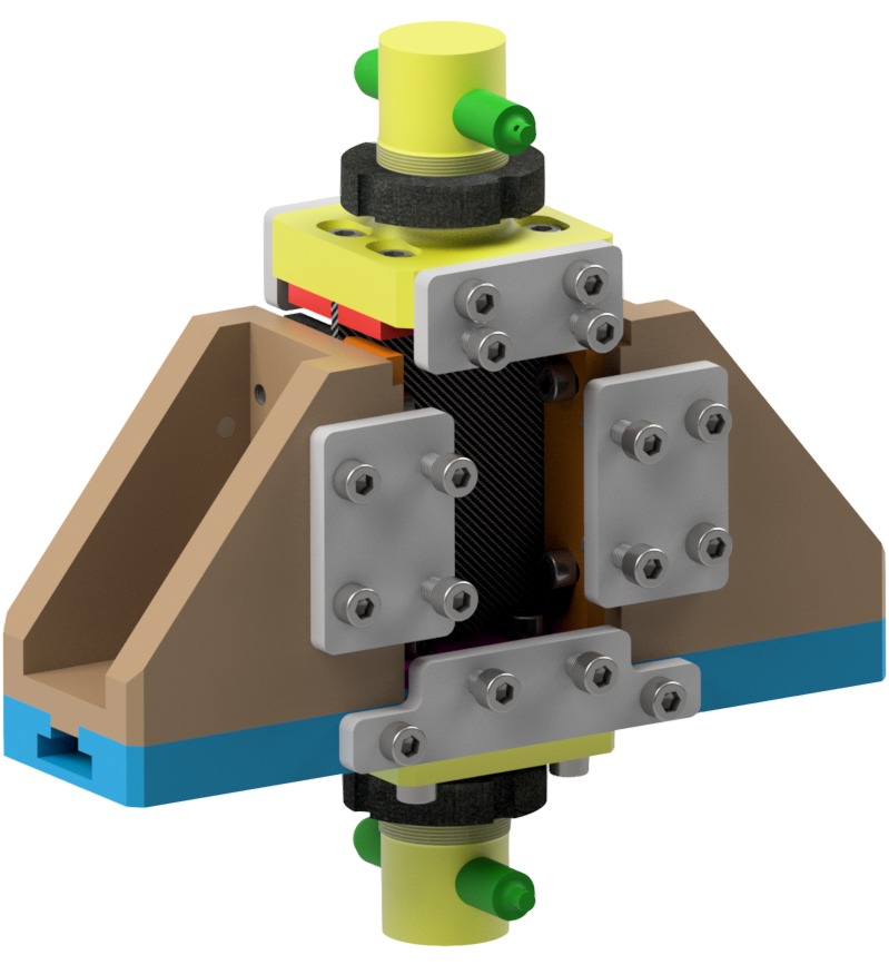 نمونه کار طراحی فیکسچر تست فشار پس از ضربه مطابق با استاندارد ASTM D7137