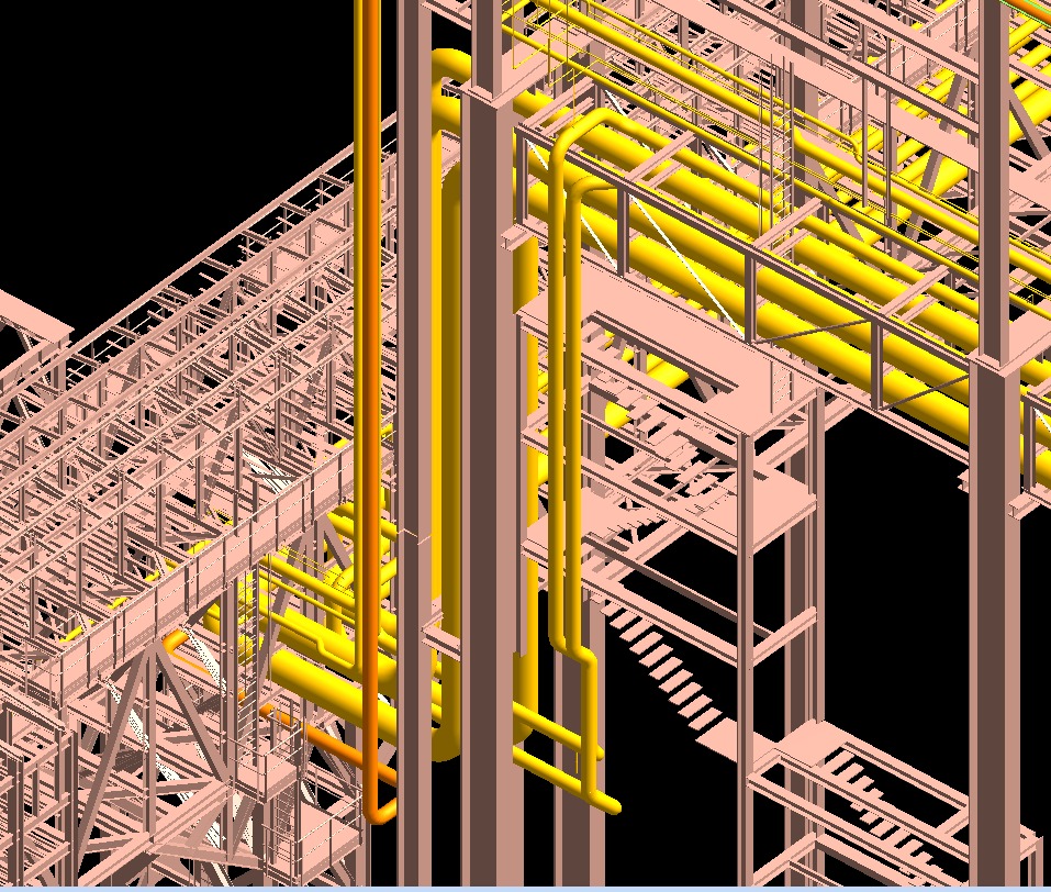 نمونه کار PIPING & PIPERACK
