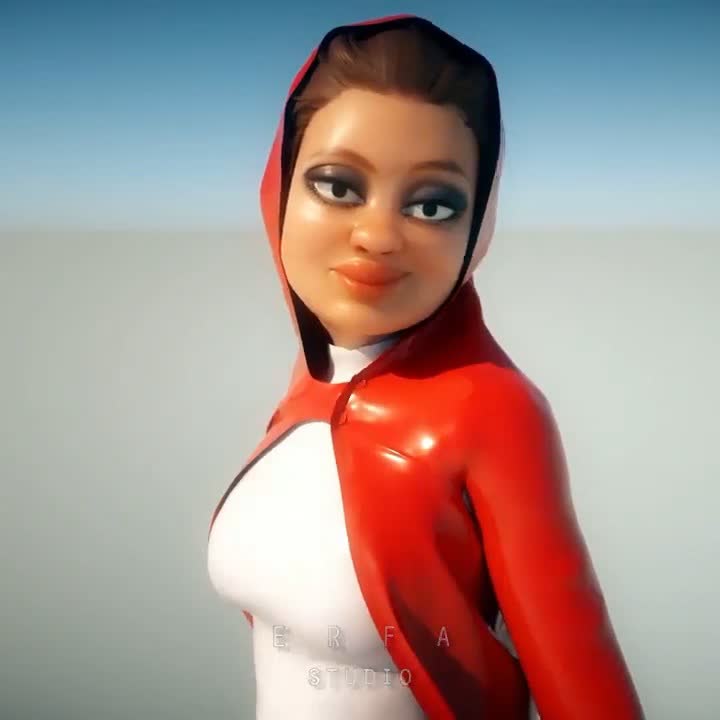نمونه کار نمونه انیمیت سه بعدی به همراه ریگ و انیمیت کاراکتر انسان