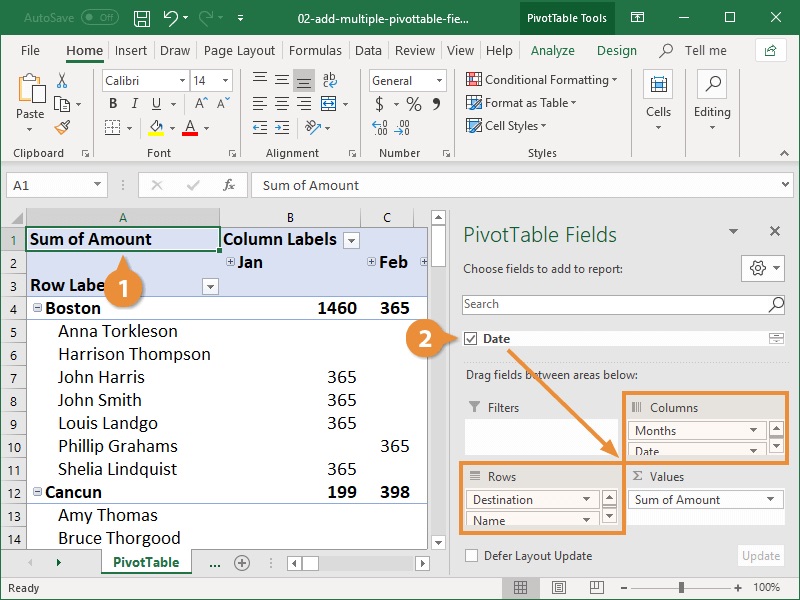  Pivot Table 
