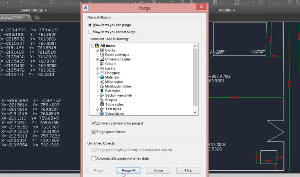 آموزش کاهش حجم فایل‌های اتوکد AutoCAD